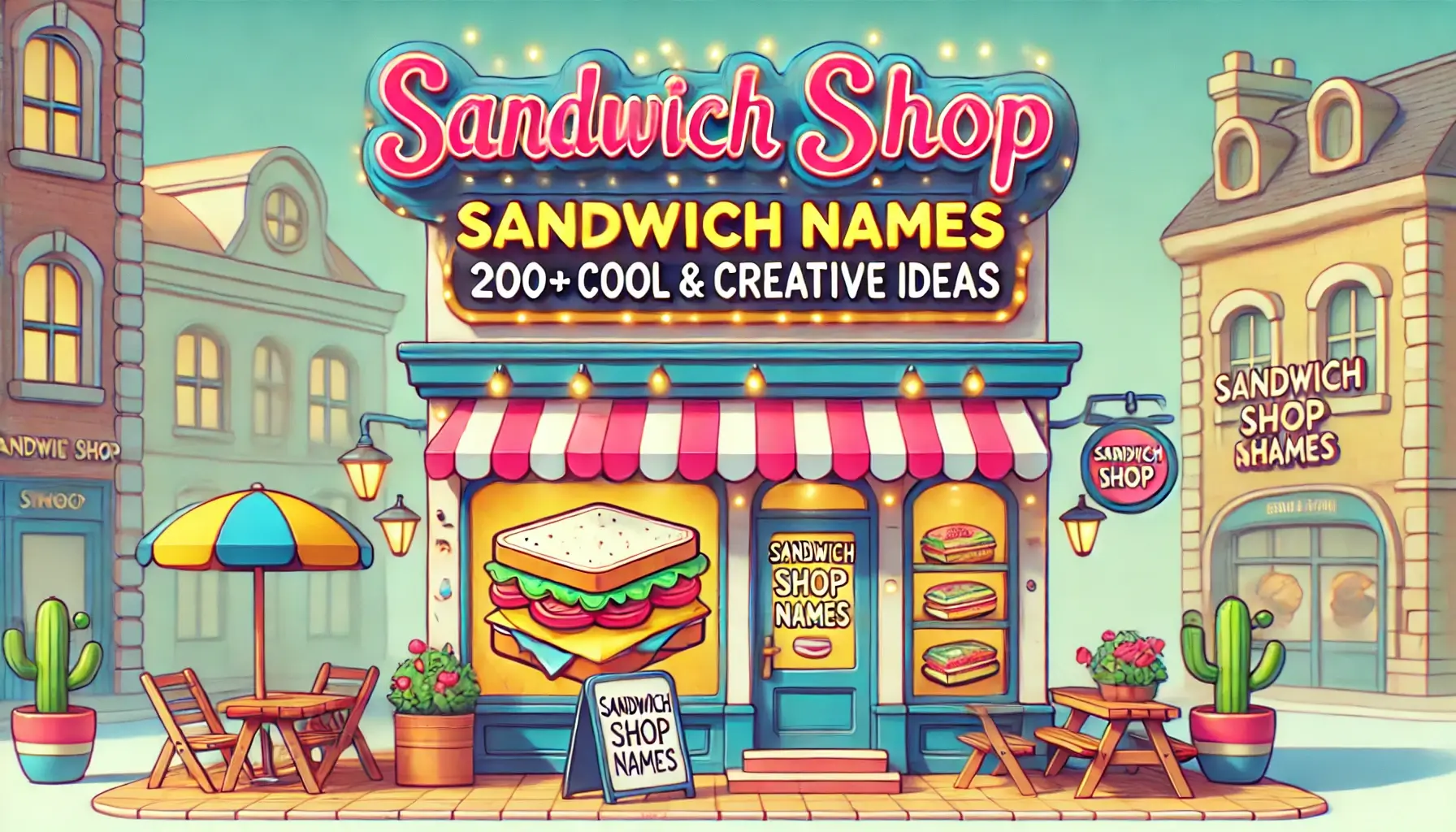 Sandwich Shop Names [200+ Cool & Creative Ideas] | Slangsandnames